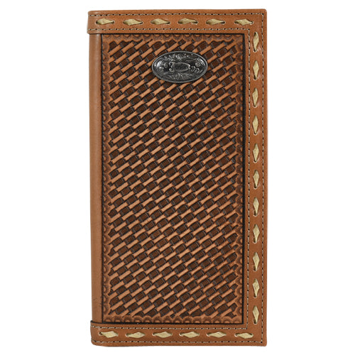 Justin Basket Weave Rodeo Wallet STYLE 2122767W2 - Bear Creek Western Store