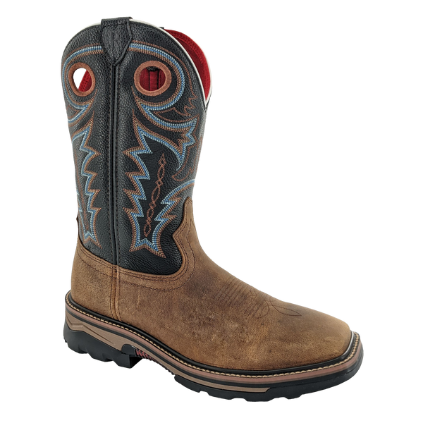 R. Watson Men's Coffee Distressed Buffalo Work Boot STYLE RW1012ST-WP ...